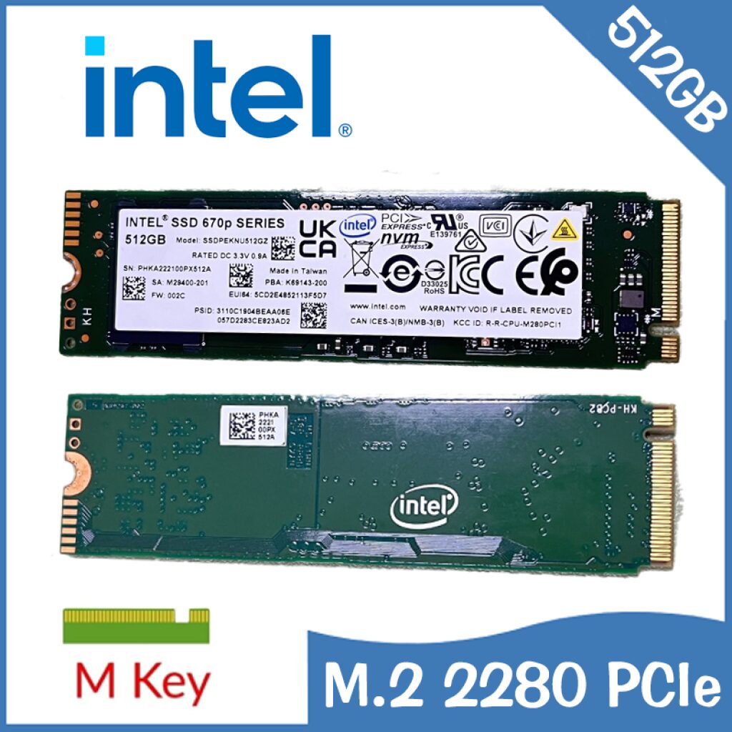 Intel 英特爾 670p Series 512GB M.2 2280 PCIe NVMe SSD 固態硬碟 – 一心國際科技